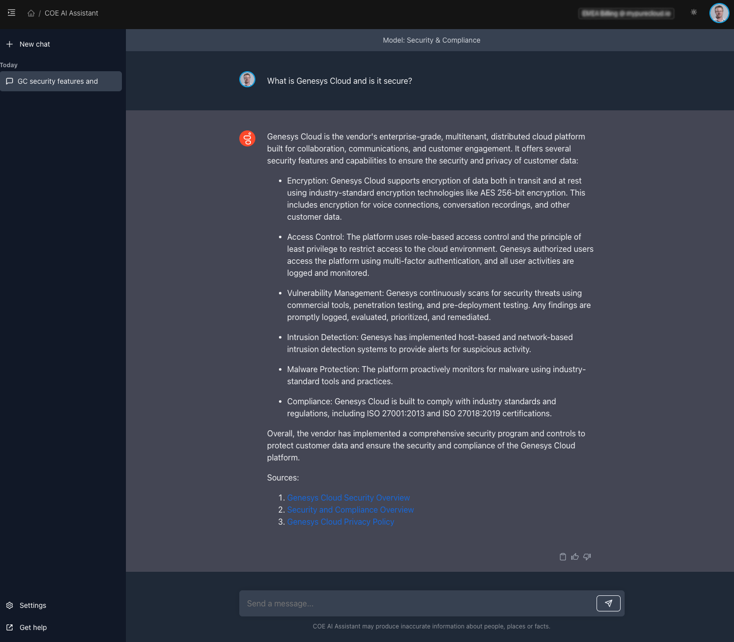 Security, Privacy & Compliance